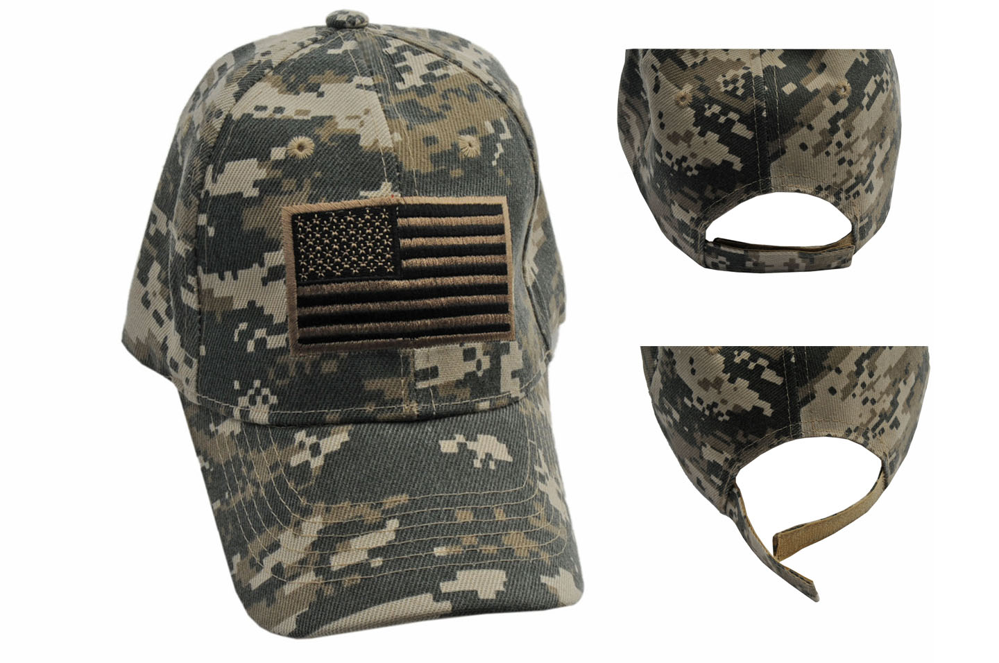 DIGITAL CAMO USA FLAG TACTICAL CAP – Rogue Armor USA